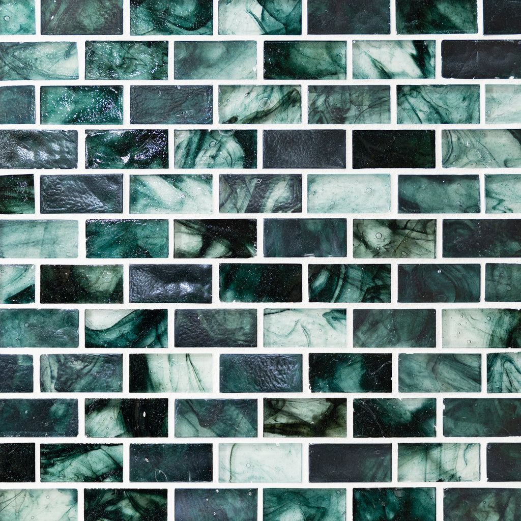 1x2 offset Forest Green – Glasstile
